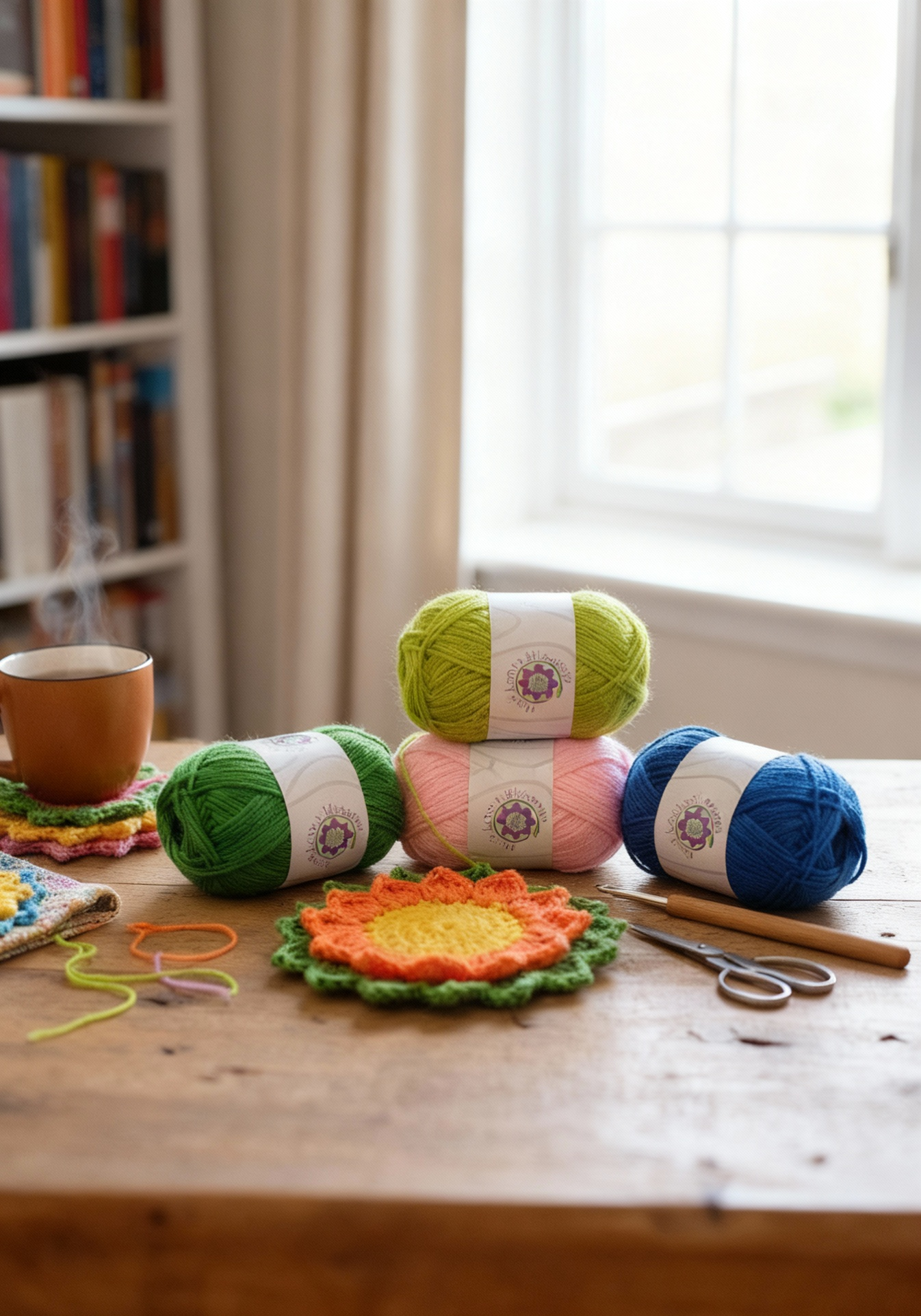 12 balls of yarn – Hook Loop N Blossoms
